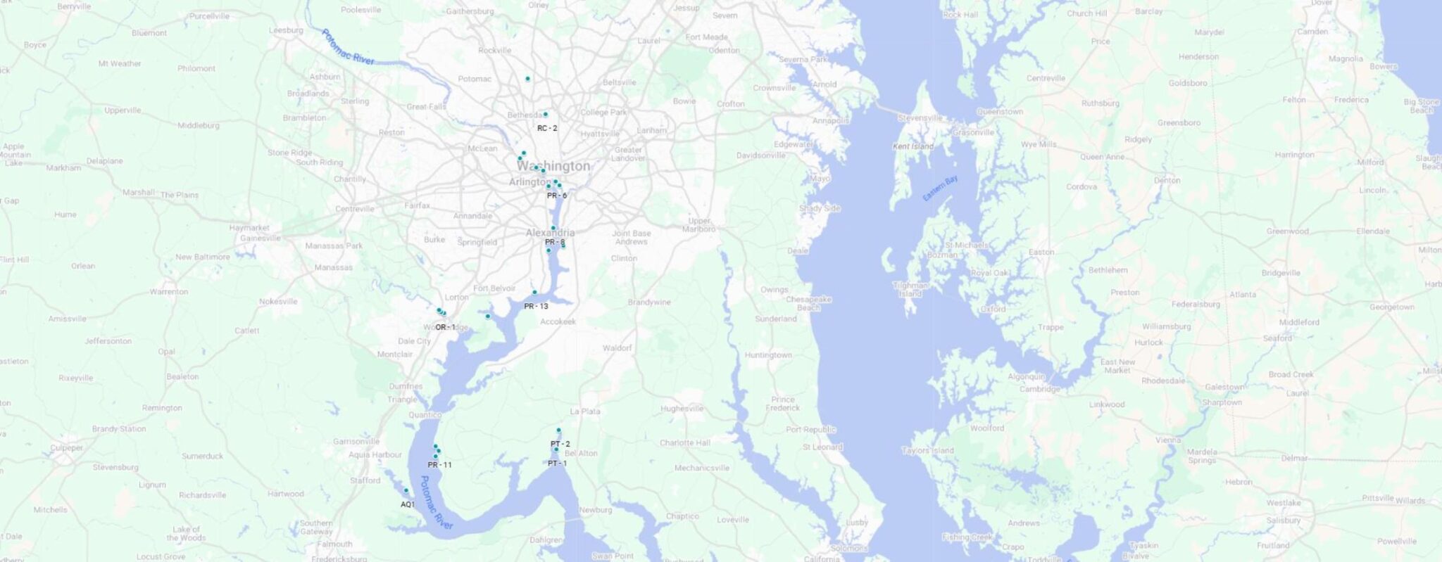 GIS Mapping - Potomac Riverkeeper Network